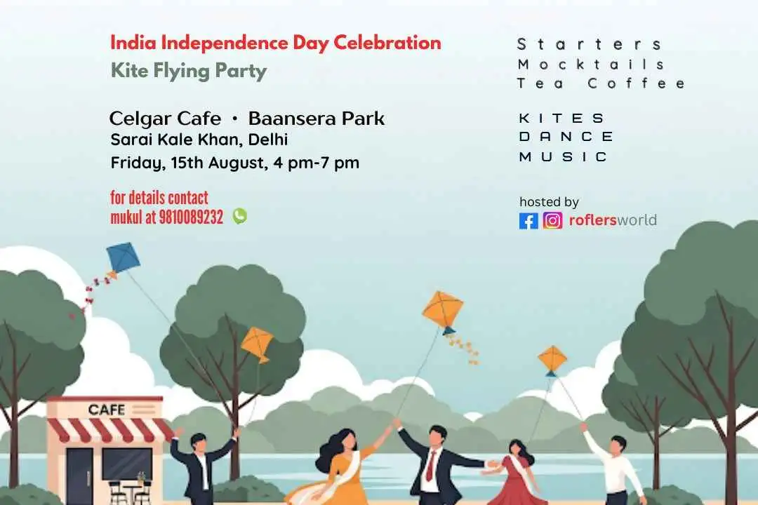 Independence Day Kite Flying Party with ROFLers | Events in Delhi
