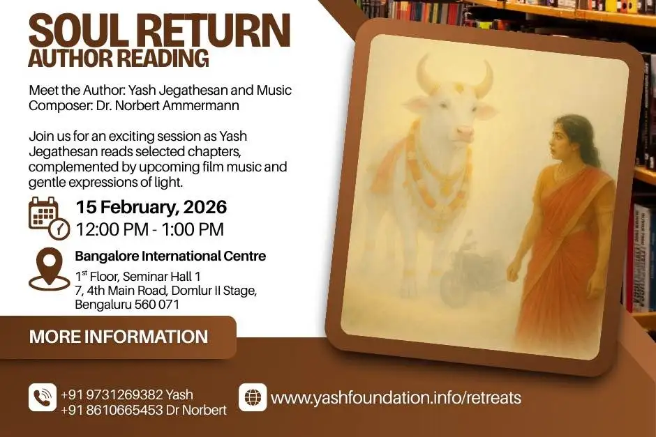 Soul Return Author Reading | Events in Bengaluru